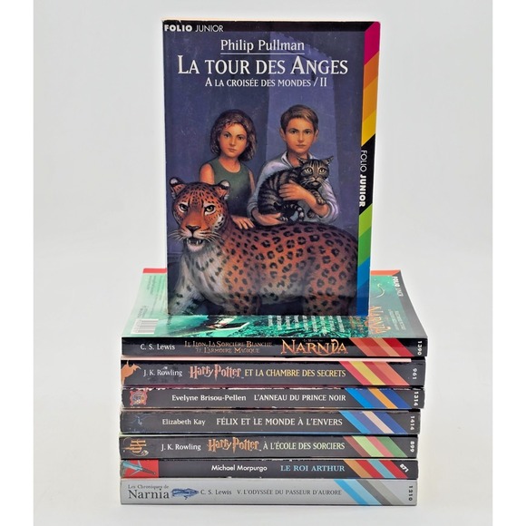 Accents | Lot Of 8 Folio Junior Books French Fantasy Teens Narniaharry ...